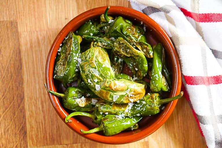 Padron Peppers Recipe - Spanish Pimientos De Padron