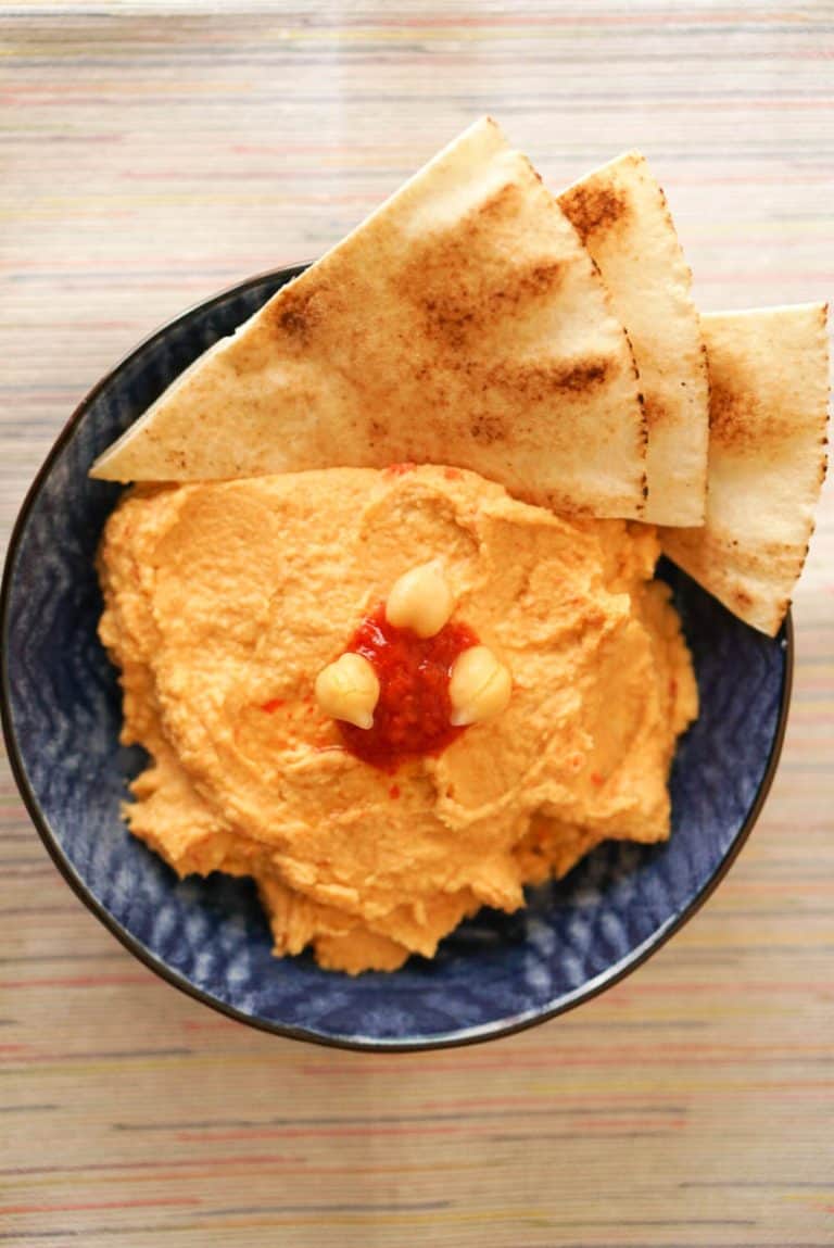 Spicy Moroccan Harissa Hummus Recipe
